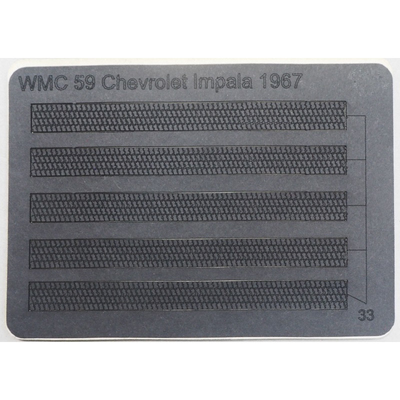 Chevrolet "Impala" 1967 - US passenger car - a laser cut and engraved ...