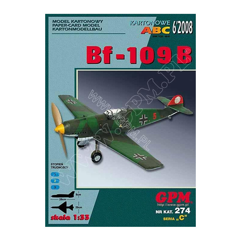 Messerschmitt Bf-109B – the German fighter