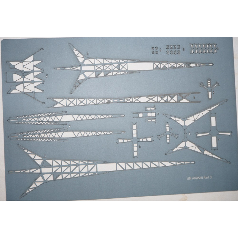 IJN "Akashi" - the Imperial Japanese Navy repair ship - a laser-cut ...