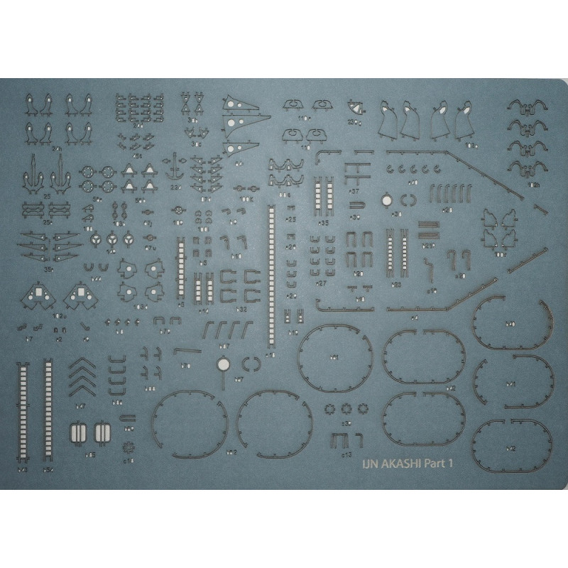 IJN "Akashi" - the Imperial Japanese Navy repair ship - a laser-cut ...