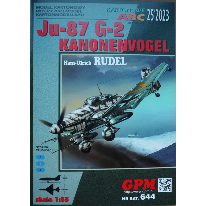 Junkers Ju-87G-2 "Kanonenvogel" - the German tank destroyer - a kit Nr. 1.