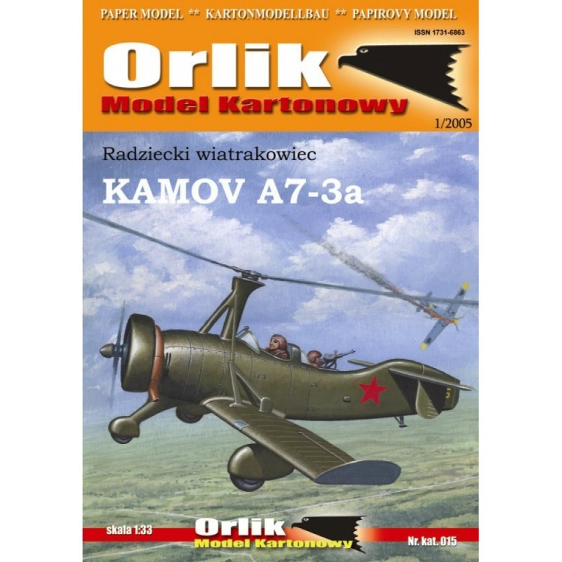 Kamov A7-3a - tarybinis kovinis malūnsparnis (autožiras) – rinkinys