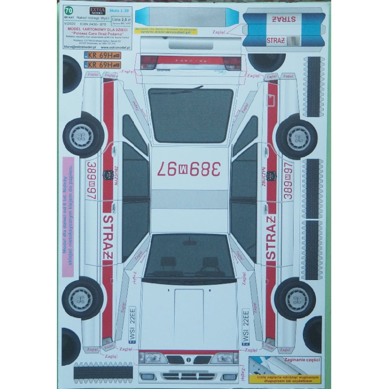 “Polonez” Caro Straz Pozarna - the Polish passenger car